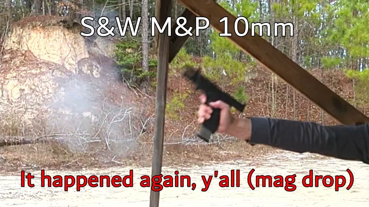 S&W M&P 10mm Mag Drop Hi Speed Footage, plus Liberty Civil Defense ...