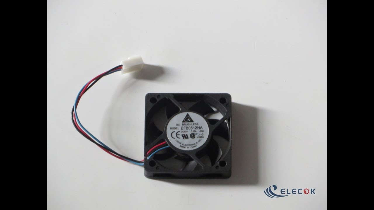 DELTA EFB0512HA-F00 12V 0.15A Cooling Fan - YouTube