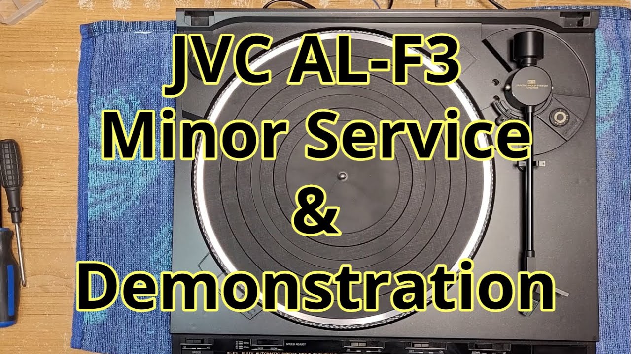 JVC AL-F3: Minor Service & Demonstration - YouTube