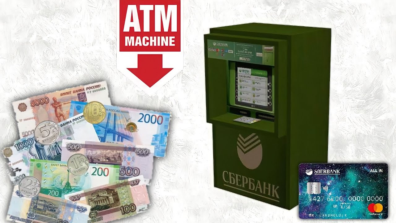 Withdrawing Cash💵 From ATM In Minecraft (Working ATM Machine) - YouTube