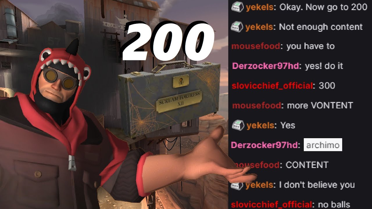 TF2 Unboxing: Twitch Chat Made me Unbox 200 Boxes! Unboxing Gone Wrong ...