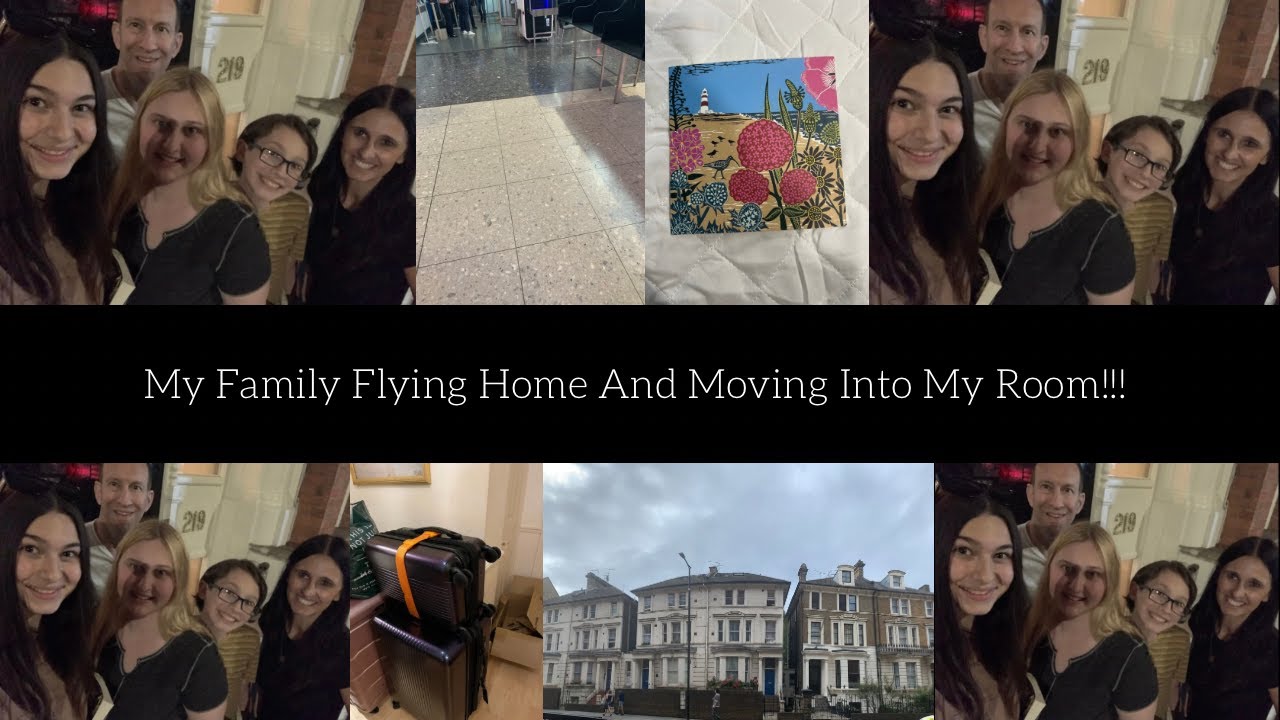 JMiejfamily Vlog 2106 My Family Flying Home And Moving Into My Room ...