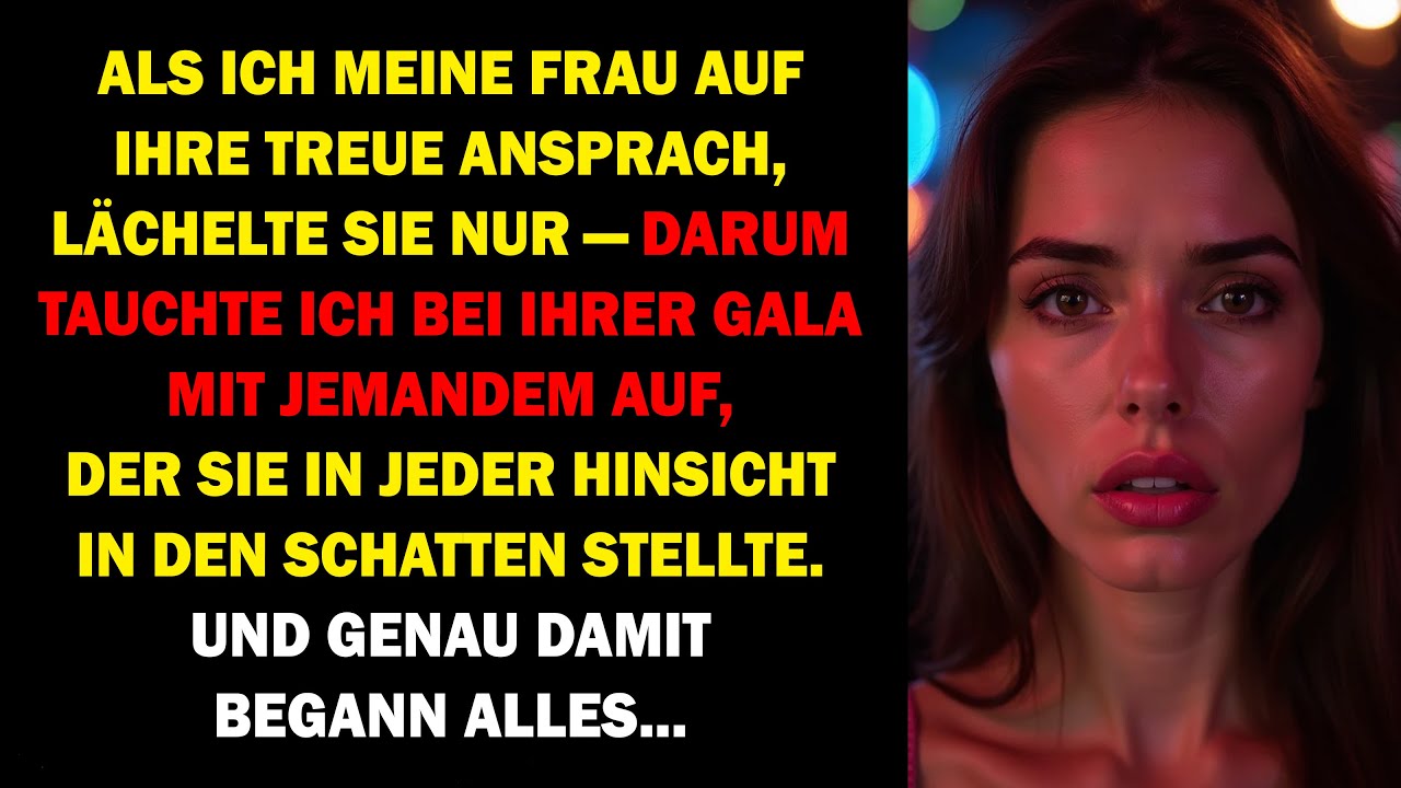 MEINE FRAU GRINSTE BEI DER FRAGE NACH UNTREUE – AUF DER GALA ZERSCHMOLZ ...