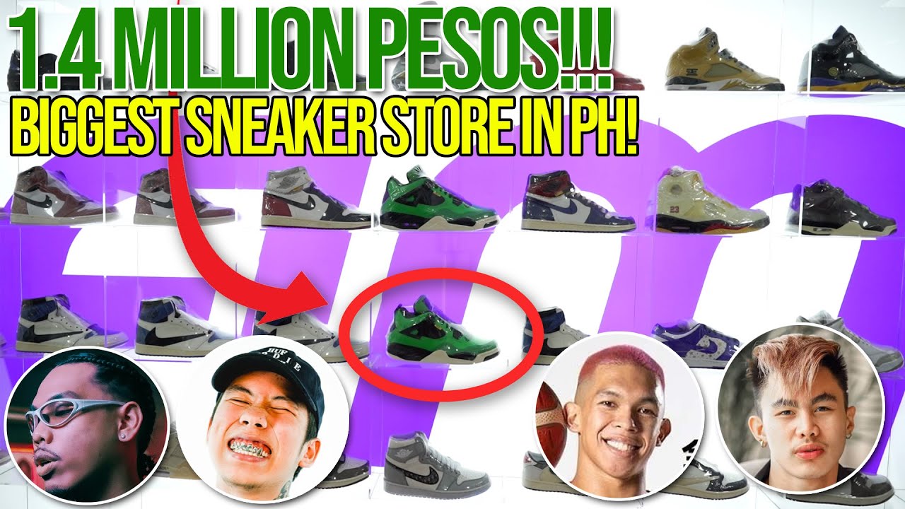 1.4 MILLION SHOES! BIGGEST SNEAKER STORE IN PH - YouTube