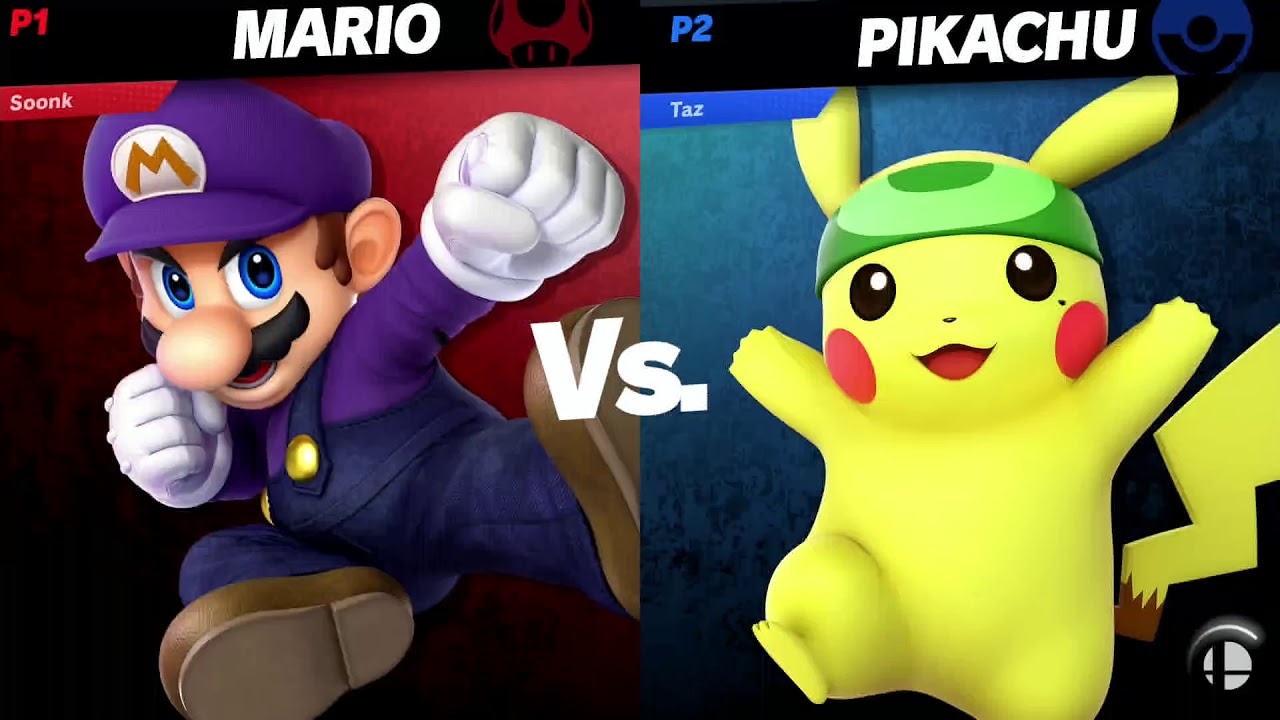 Smash Stadium #32 WS - Fizz Khalifa (Mario) vs Taz (Pikachu) - YouTube