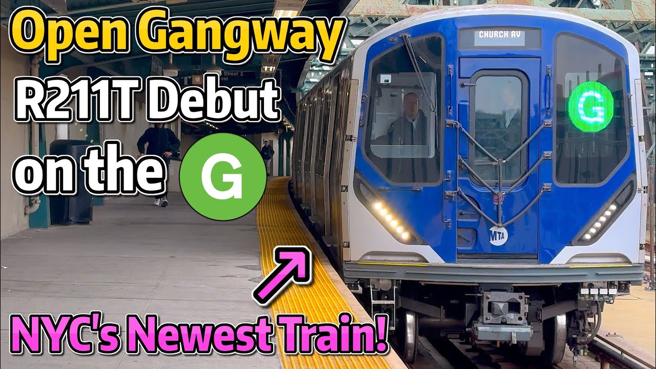 ⁴ᴷ⁶⁰ Car Assignment UPDATE: Open-Gangway R211Ts Debut on the G Line! - YouTube
