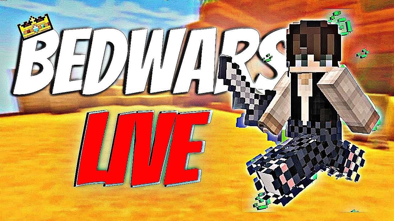 Minecraft bedwars live training arc and playing with subs on pika ...