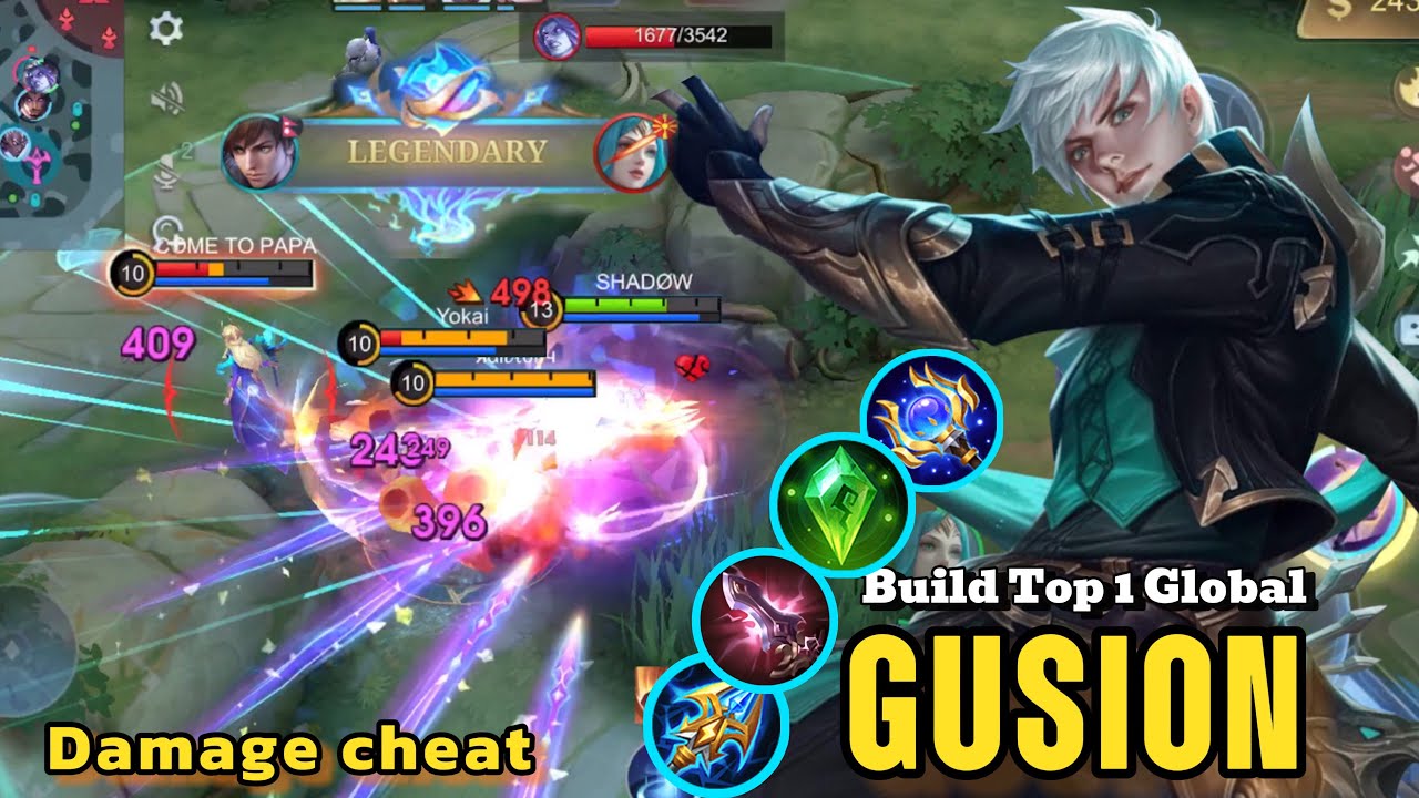 Gusion New Hack Cheat build!! I Found the Best build For Gusion Build ...