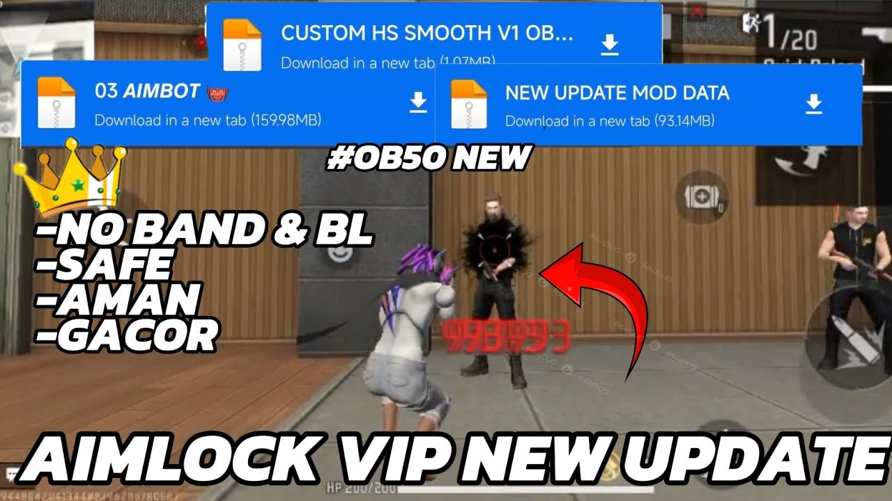 AIMLOCK NEW UPDATE OB50⚙️🔥 || AIMLOCK🎯 × AIMBOT🔥 × MOD DATA 😈 || SUPER ...