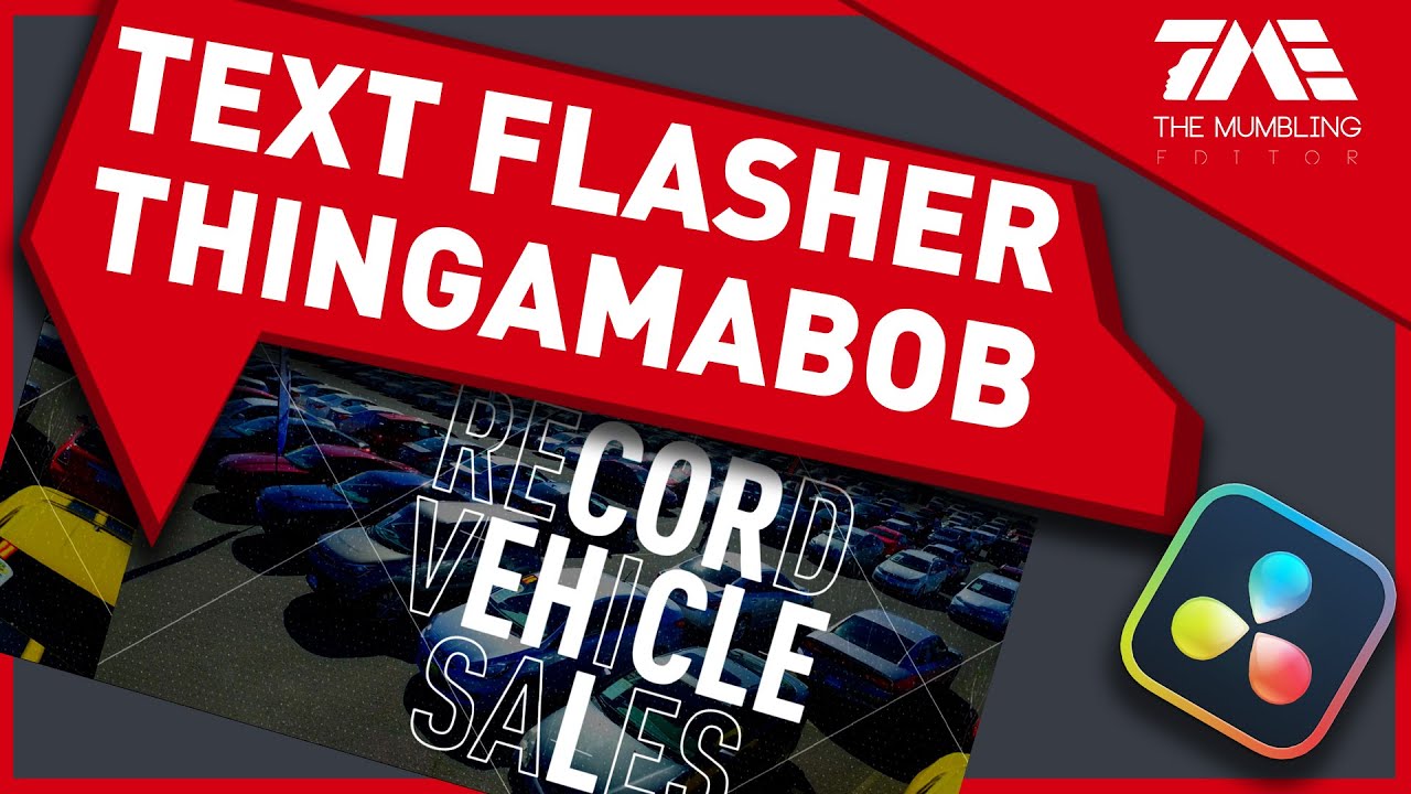 Outline Text Flasher Thingamabob! - YouTube