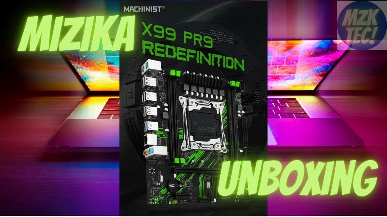 Placa mãe MACHINIST X99 PR9 unboxing - YouTube