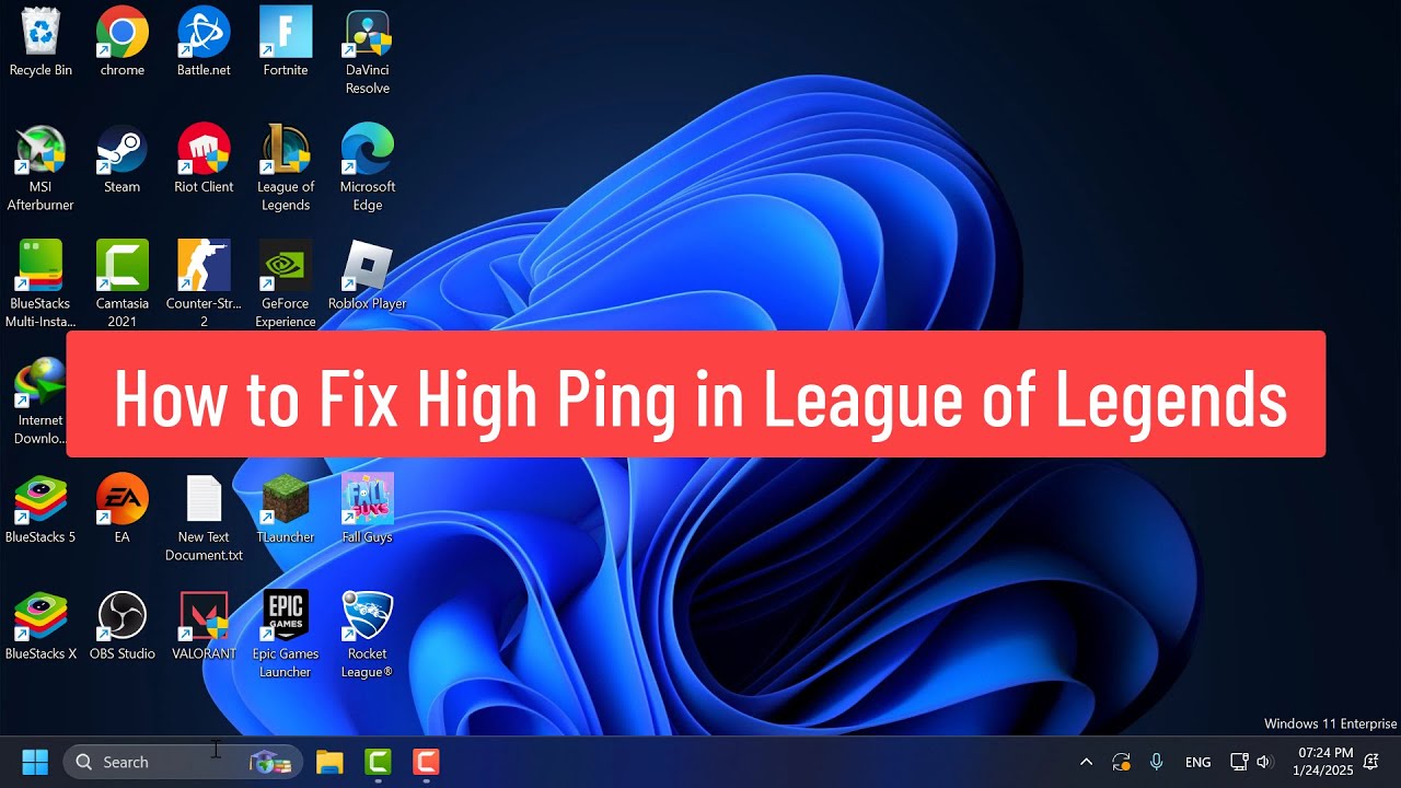 How to Fix High Ping in League of Legends (2025) - YouTube