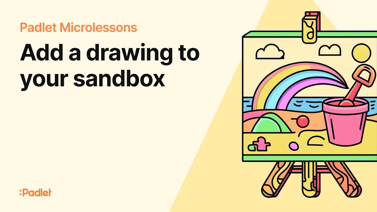 Add a drawing to your sandbox - YouTube