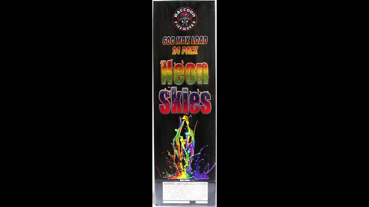 Raccoon - Neon Skies (canister shells) - YouTube