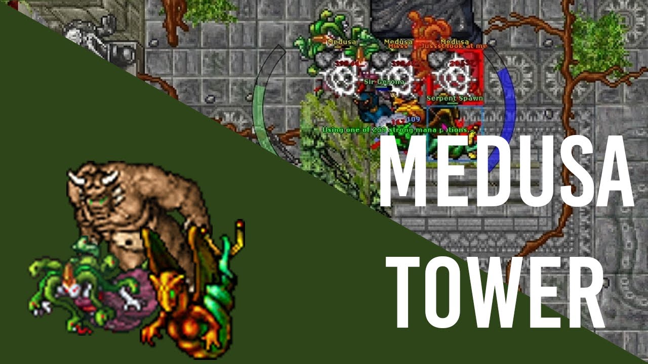 Medusa Tower: Subir Level Es FÁCIL | Tibia EK 250+ - YouTube