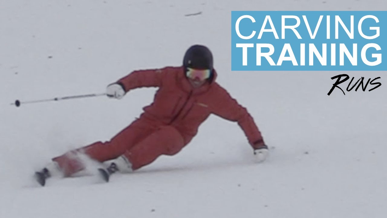 SKI CARVING TRAINING RUNS - YouTube