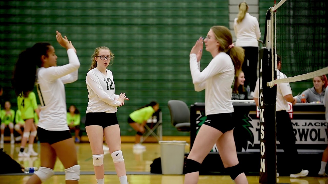Jackson High School JV Volleyball: 2019 - YouTube