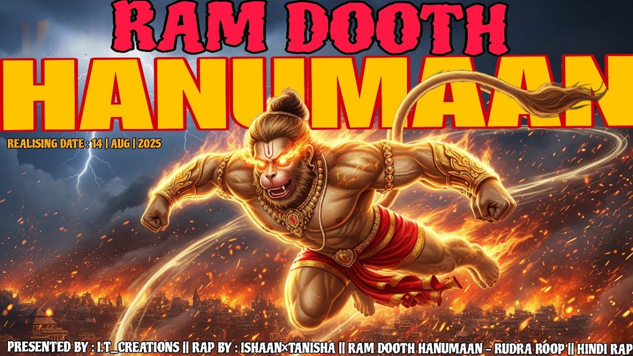 RAM DOOTH HANUMAAN - RUDRA ROOP ||Hindi Rap Song 2025 || Official Rap ...