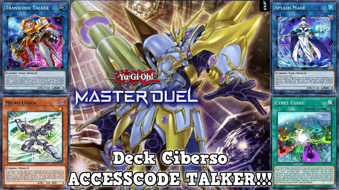 Deck Ciberso / Cyberse ACCESSCODE TALKER OTK!!! | Yu-Gi-Oh! Master Duel ...