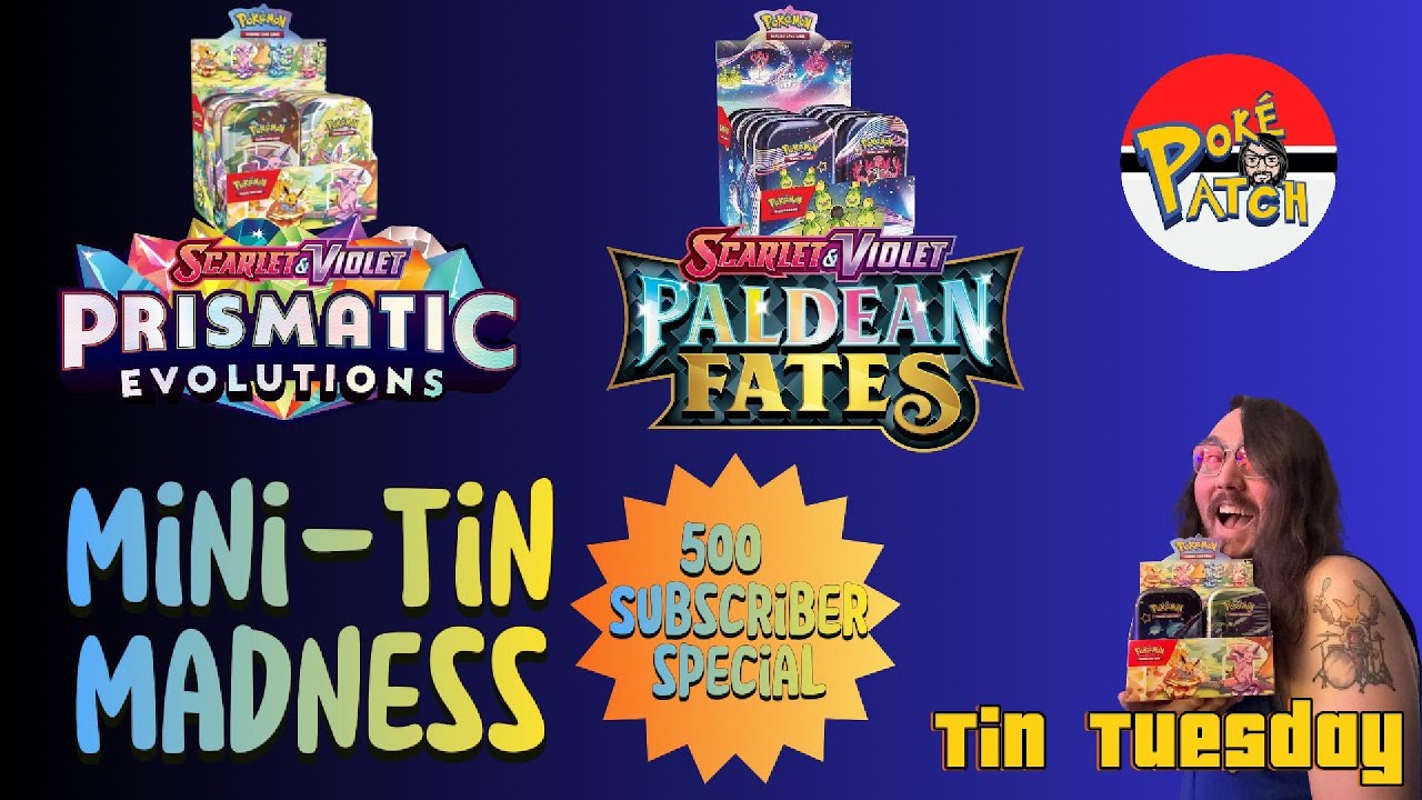 Celebrating 500 Subscribers! Giveaway + Prismatic & Paldean Fates Mini ...