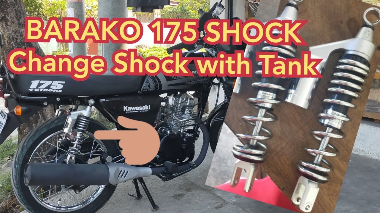 BARAKO 175 rear shock with tank😲😲 #barakonation #cncmotoshop - YouTube