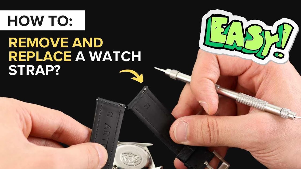 How to Remove and Replace a Watch Strap? - YouTube