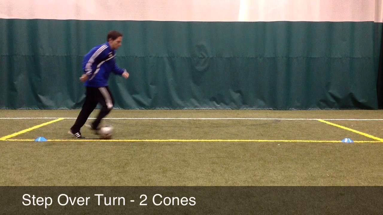 Step Over Turn - 2 Cones - YouTube