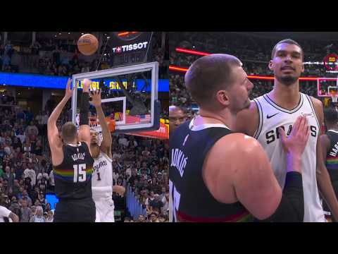 Nikola Jokic CRAZY CLUTCH shots over Wemby to WIN in OT vs Spurs