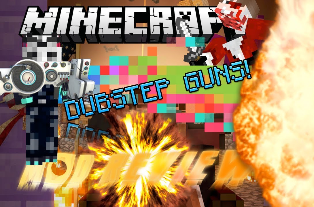 Minecraft: Mod Review- DUBSTEP GUNS! [Saints Row in Minecraft!] - YouTube