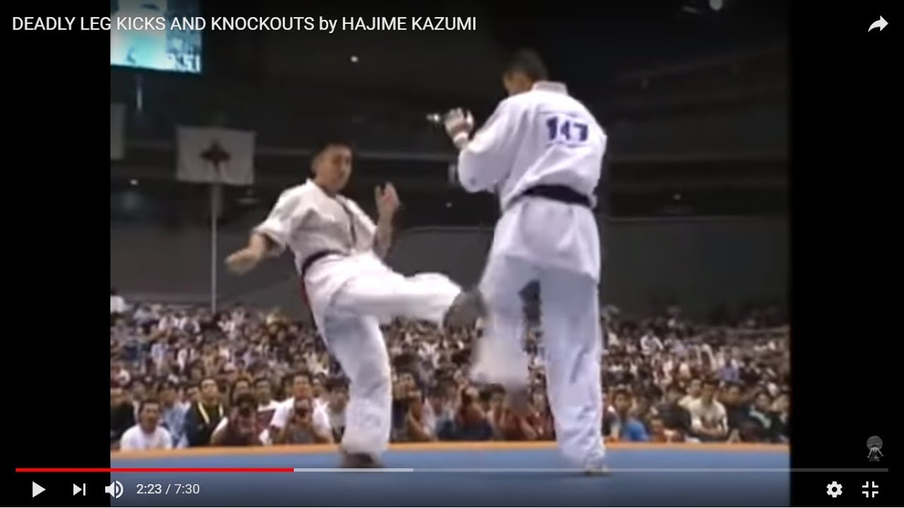 Punishing Low Round Kick Knockouts - YouTube