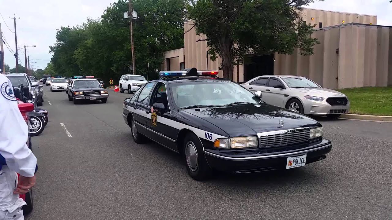 Police week 2015 antique police cars - YouTube