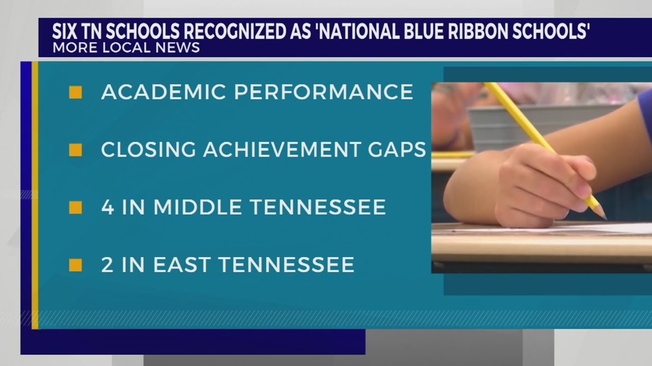 Six TN schools recognized as National Blue Ribbon Schools - YouTube