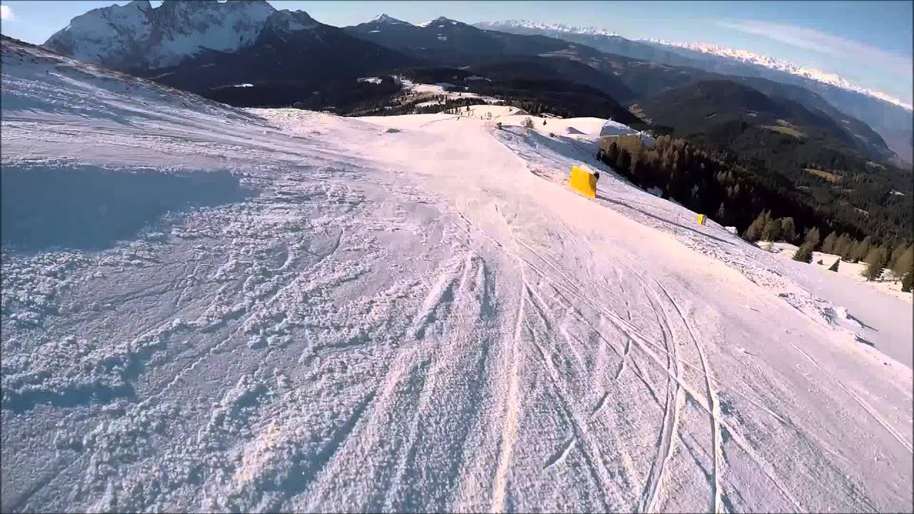 Piste difficili Carezza ski: pista nera Laurin II - YouTube