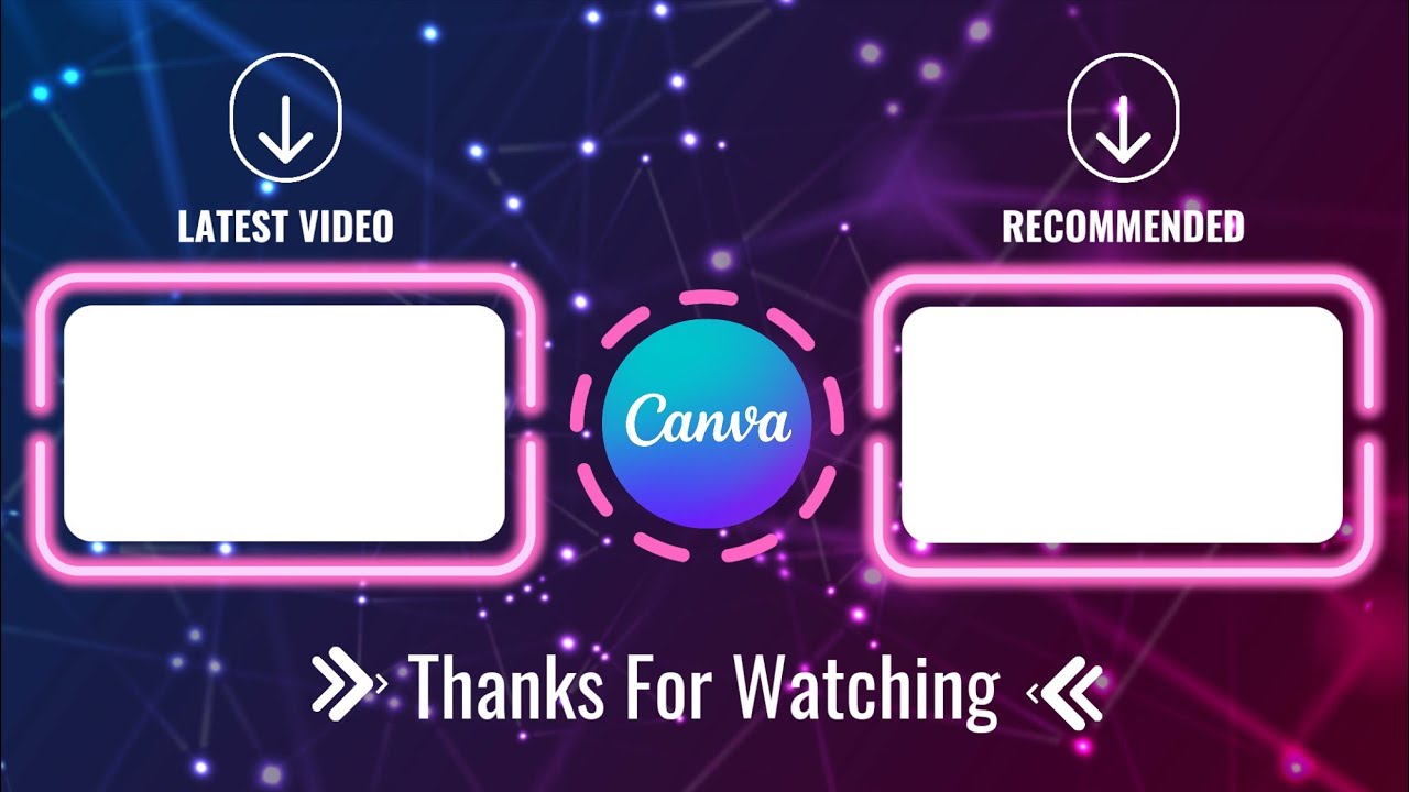 How to make YouTube End Card on Canva - YouTube