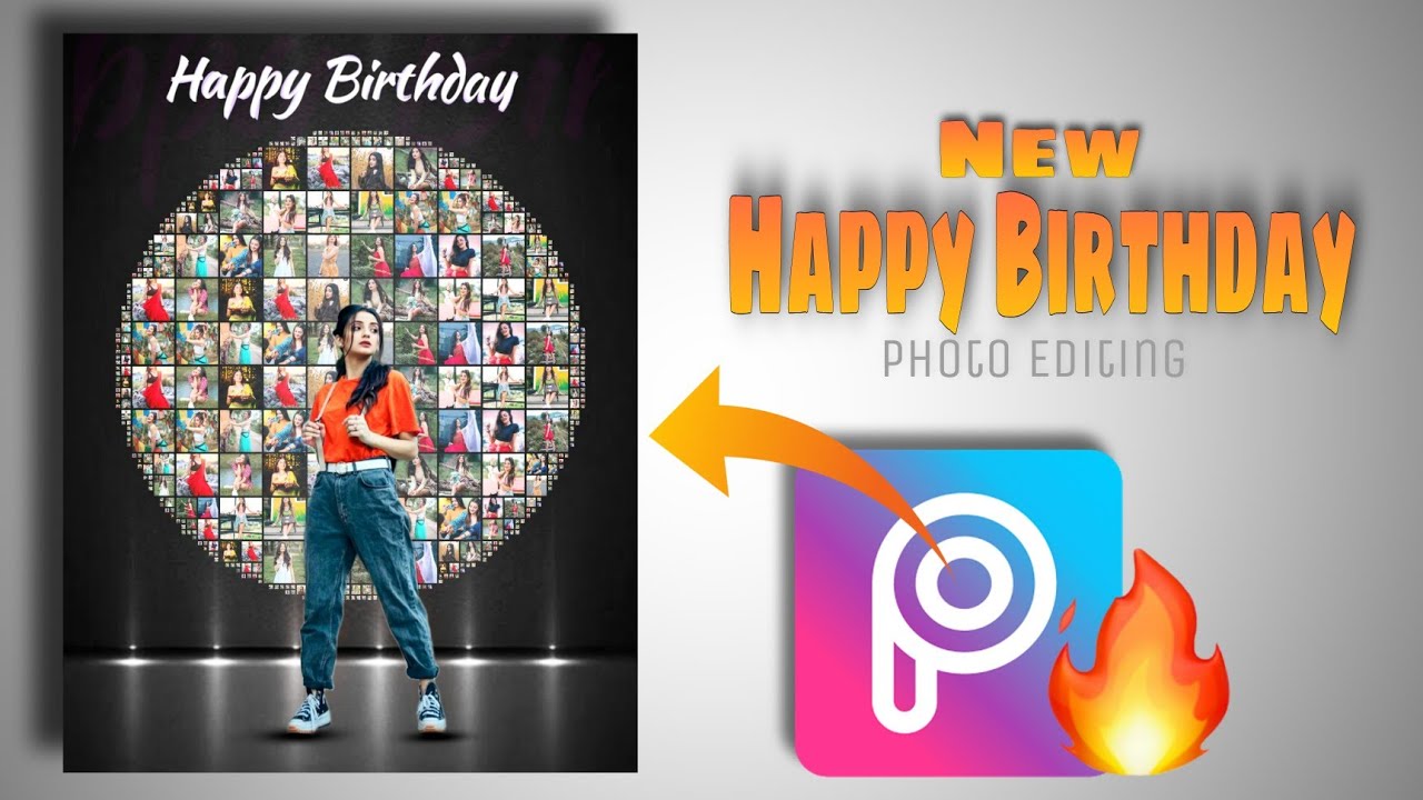 New Birthday Editing || PicsArt Happy Birthday Photo Editing || Mayank ...