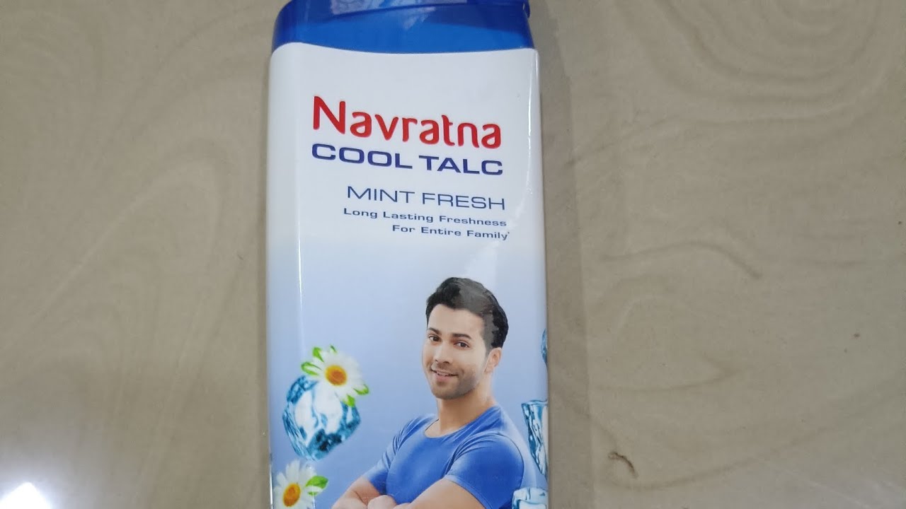 Navratna cool talc 400 gram unboxing.. - YouTube