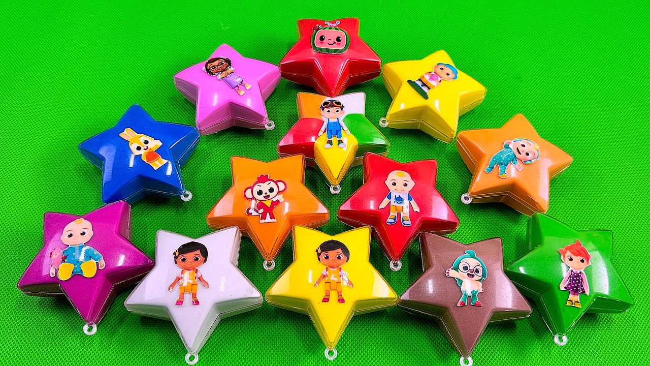 Rainbows EGGS 🌈 Picking Pinkfong Dinosaur Eggs with Rainbow SLIME ...