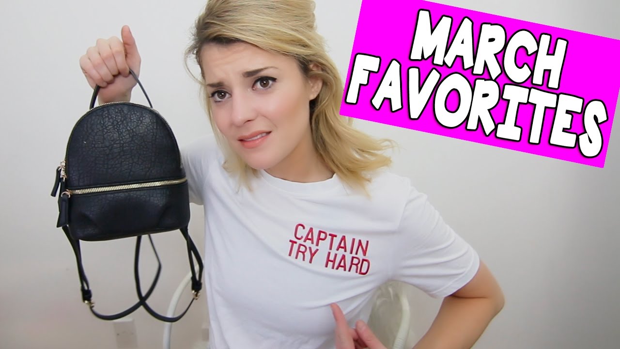 MARCH FAVORITES // Grace Helbig - YouTube