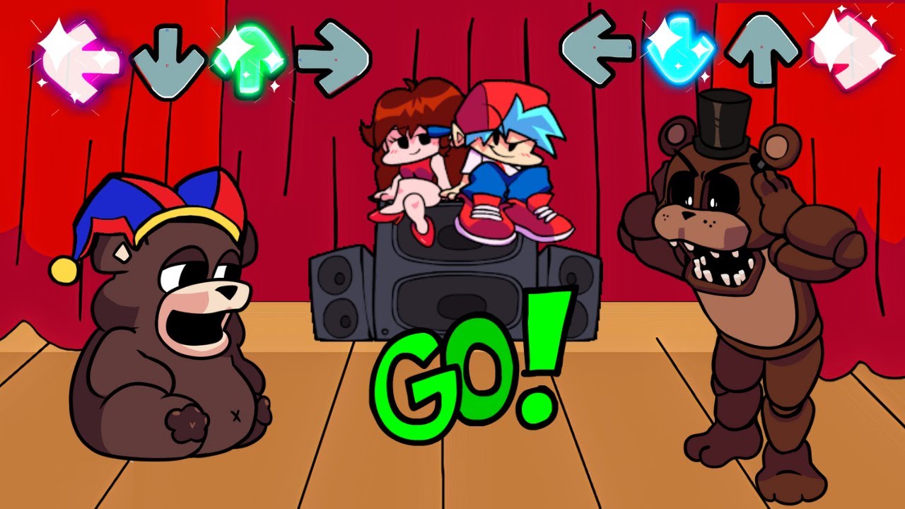 Friday Night Funkin' - "The Amazing Digital Circus Theme" but Freddy ...