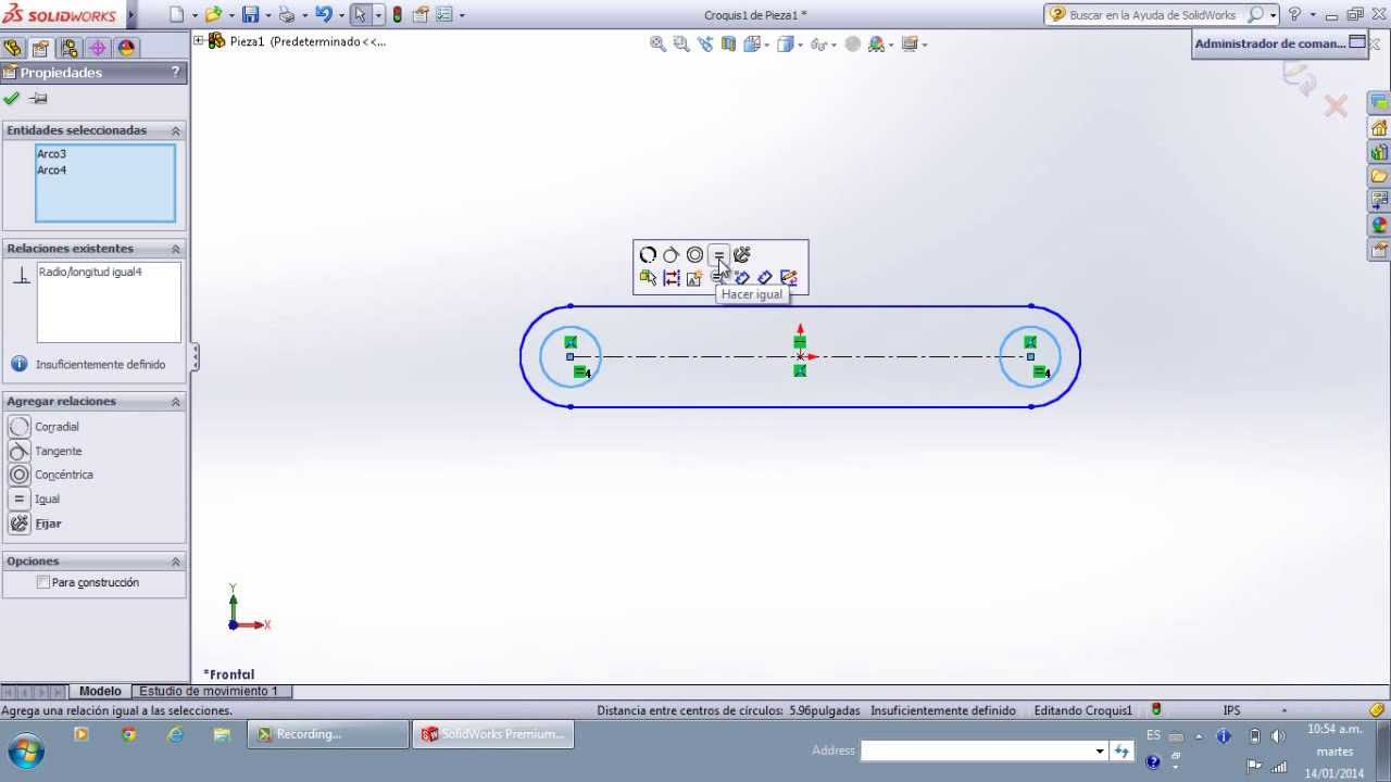 Tutorial 1 SolidWorks Diseño Biela-Manivela Parte-1 - YouTube