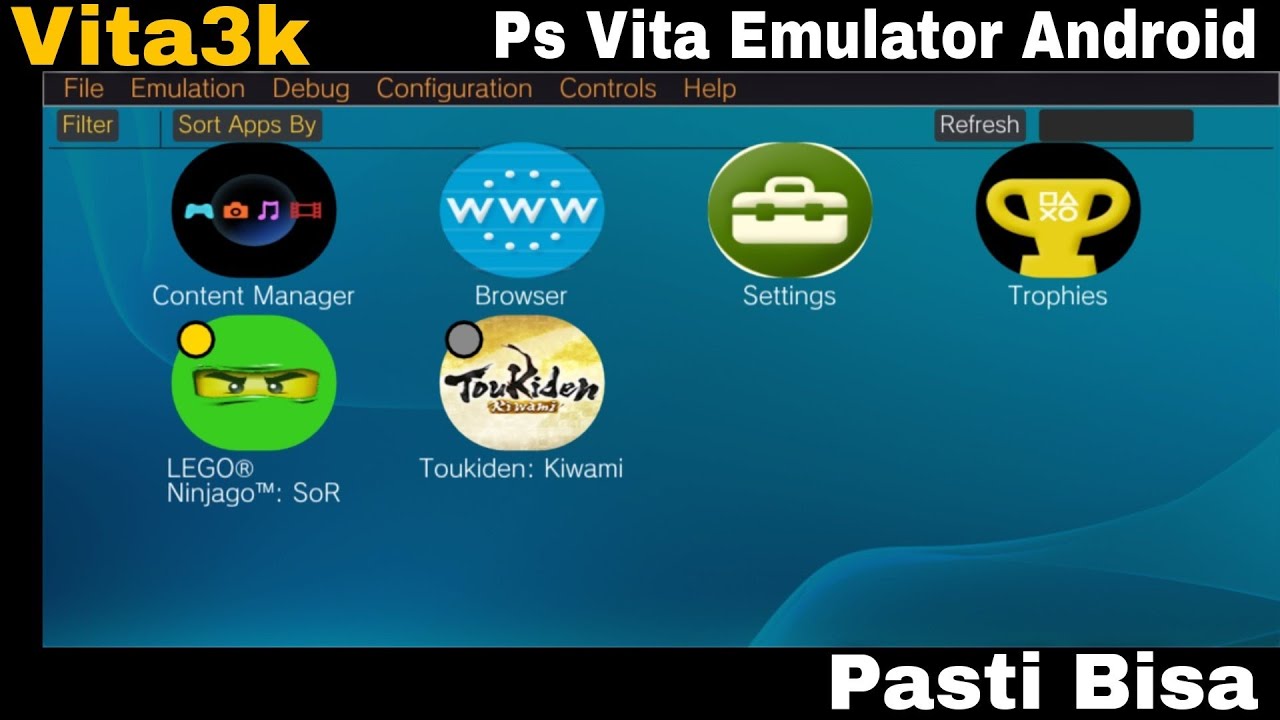 Cara Pasang Ps Vita Emulator Android Vita3K - YouTube