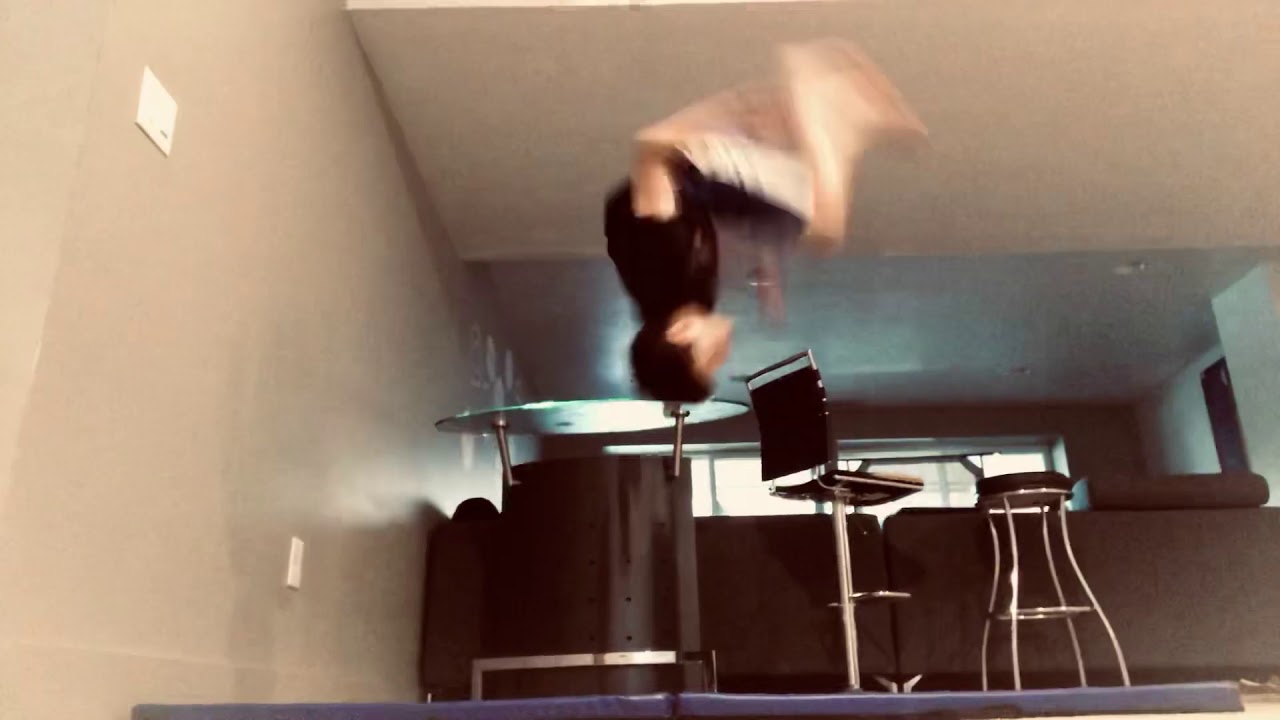 Backflip off wall - YouTube