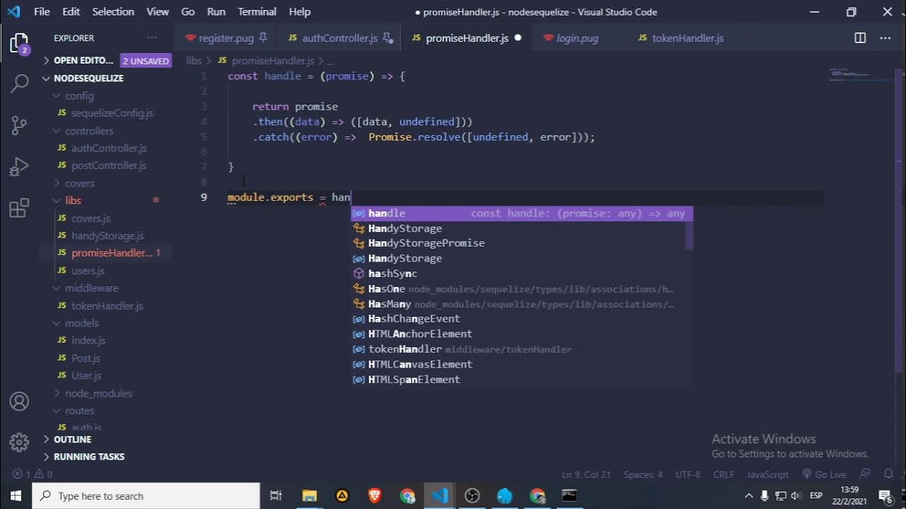 Build a Nodejs Sequelize MySQL App with JWT #7 (Login/Logout) - YouTube