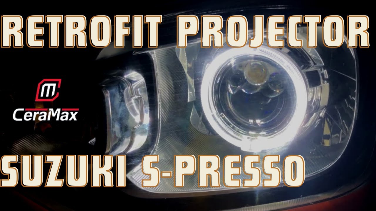 Upgrade Your Suzuki S-presso With Led Projector Headlights! - YouTube