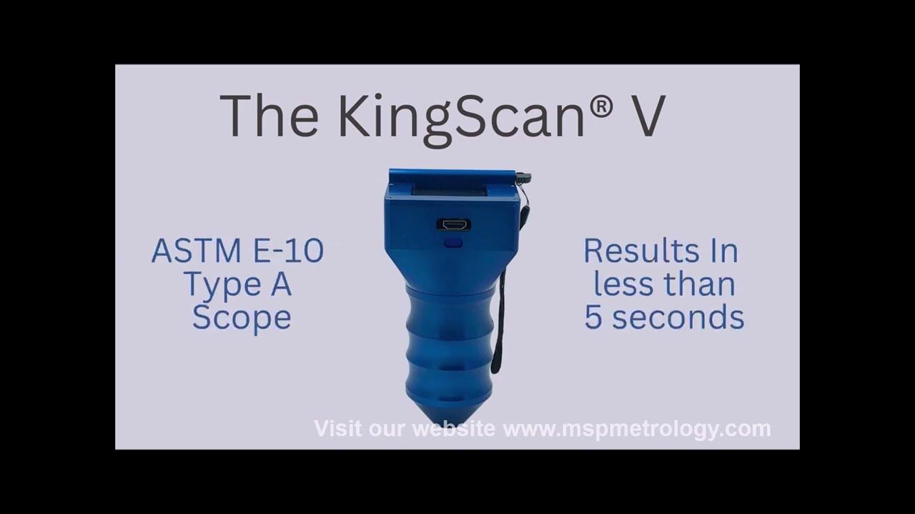 King (USA) Automatic Brinell Scope KingScan V Video Introduction - YouTube