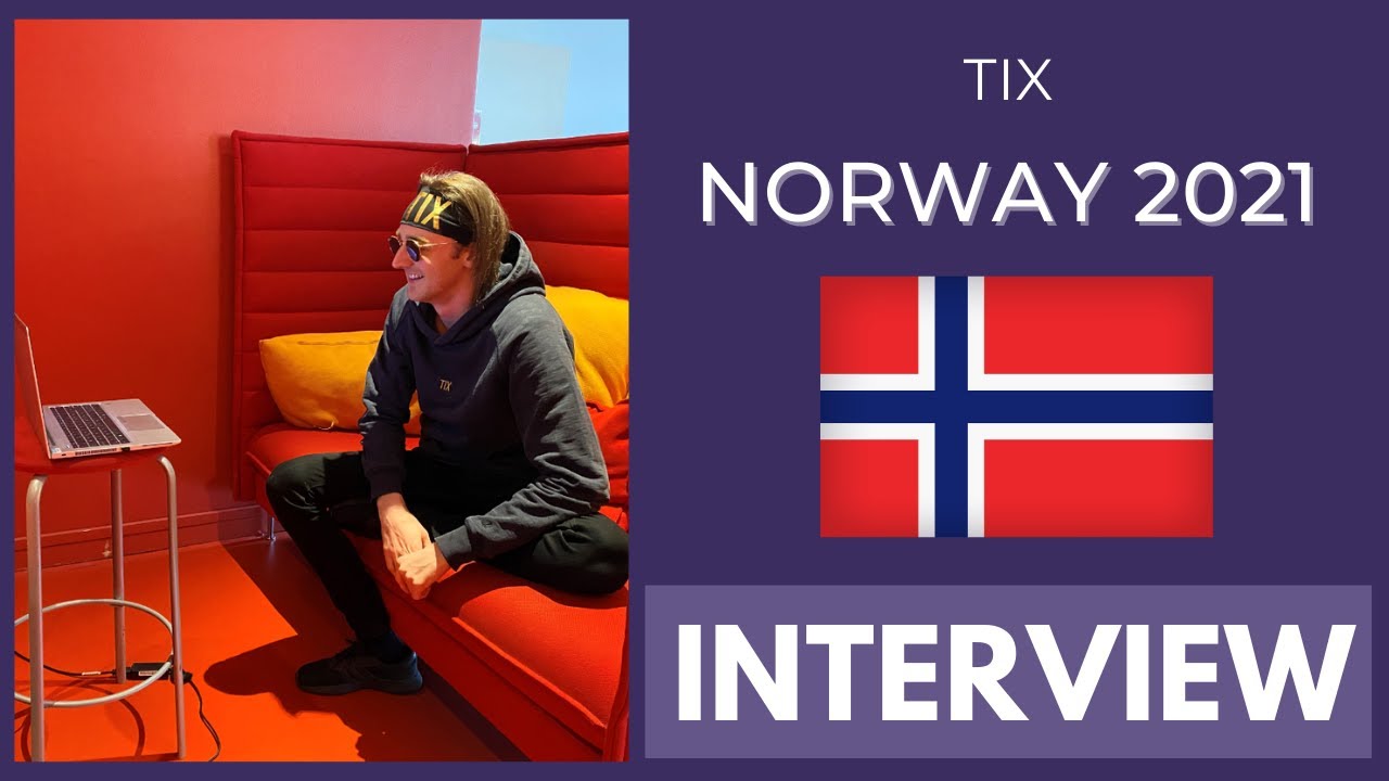 Eurovision 2021 Norway: TIX INTERVIEW w/ English subtitles - YouTube