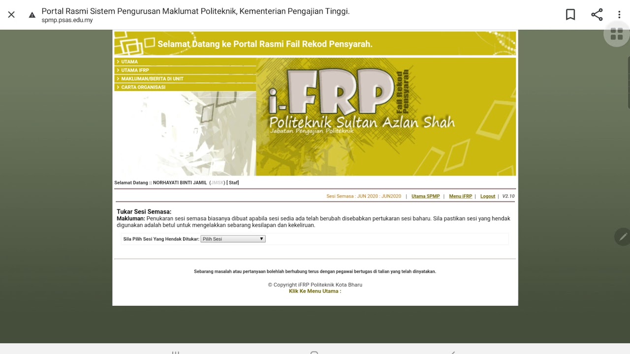 Cara menggunakan SPMP - YouTube