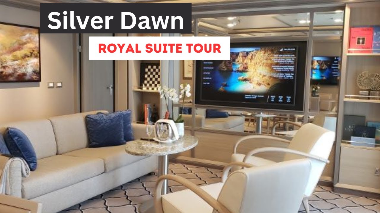 Silver Dawn Royal Suite Tour #cruising #silversea #luxurycruise - YouTube