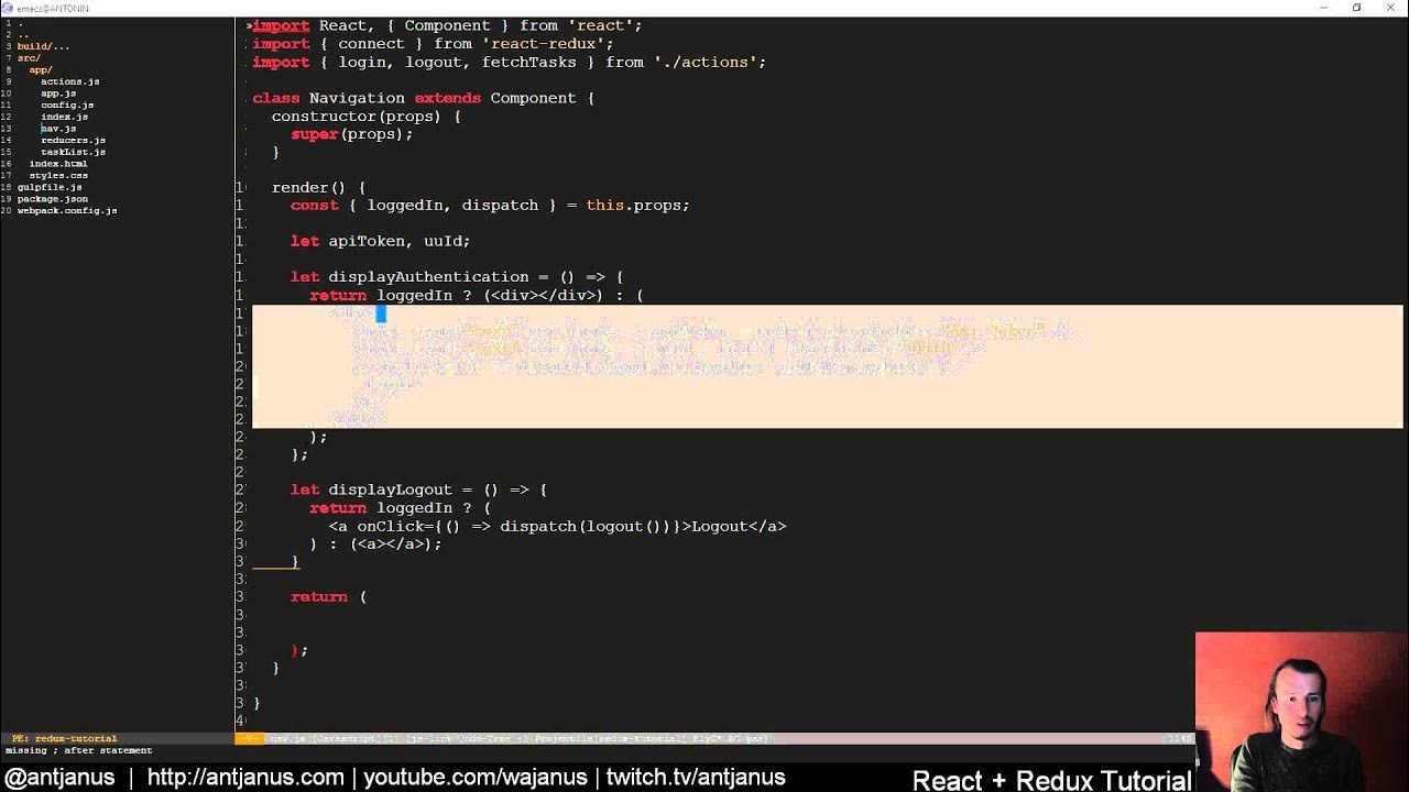 Building your first React + Redux Application (#4): Async action creators and middleware - YouTube