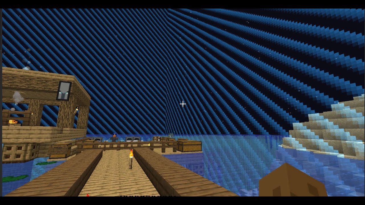 My base at the world border of an anarchy server... - YouTube